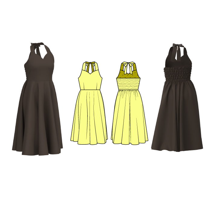 半球展開図 Hemisphere